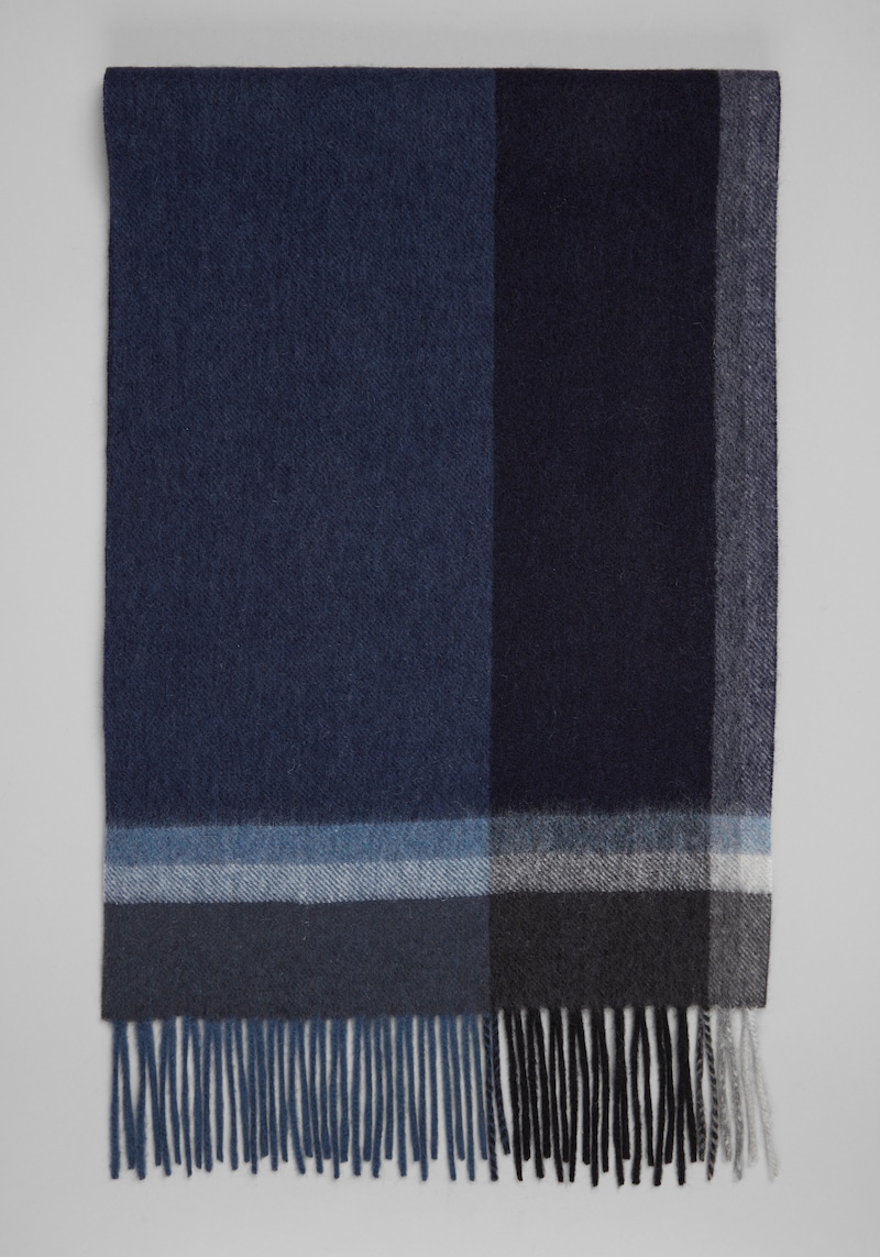 Click here for Mens Jos. A. Bank Large Colorblock Cashmere Scarf... prices