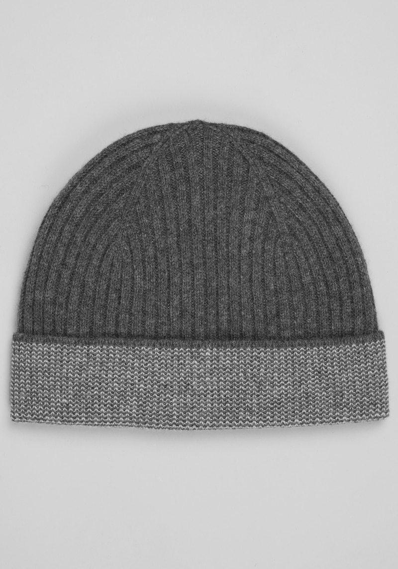 Click here for Mens Jos. A. Bank Cashmere Rib Knit Beanie at Jos.... prices