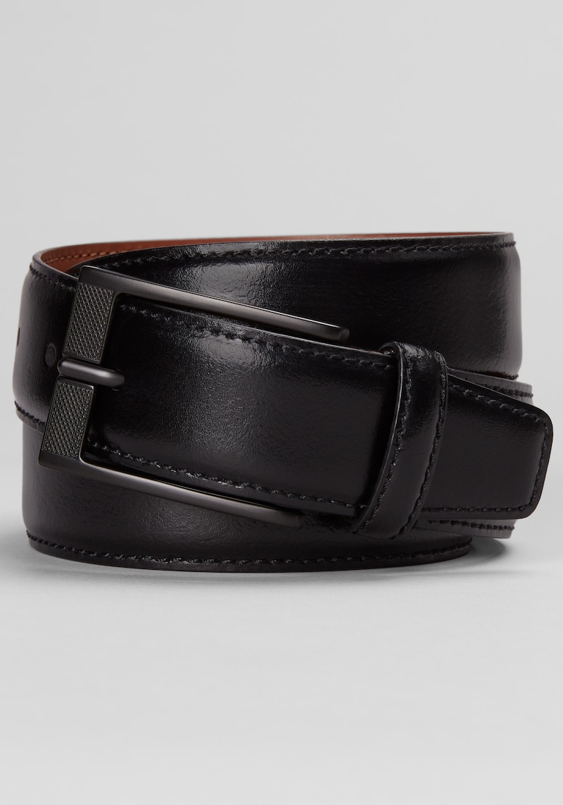 Click here for Mens Jos. A. Bank Feather Edge Leather Belt at Jos... prices
