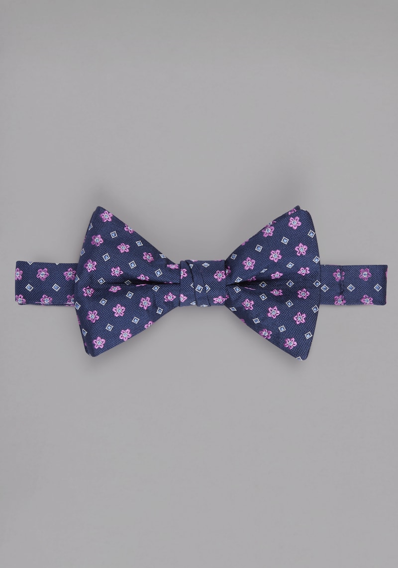 Click here for Mens Jos. A. Bank Flowers & Squares Pre-Tied Bow T... prices