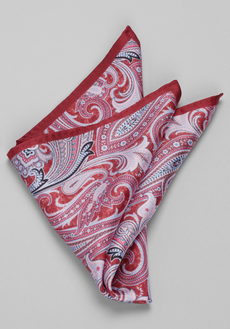 Click here for Mens Jos. A. Bank Paisley Pocket Square at Jos. A.... prices