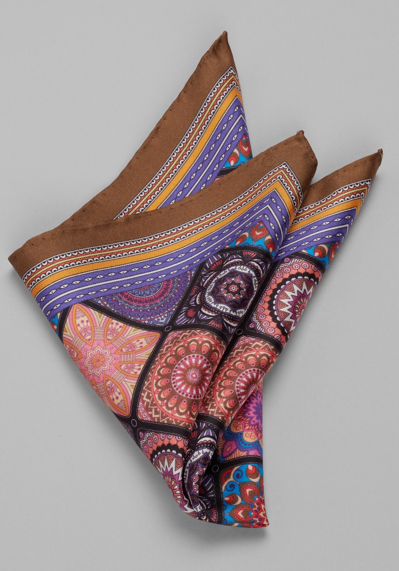Click here for Mens Jos. A. Bank Multi Medallion Pocket Square at... prices