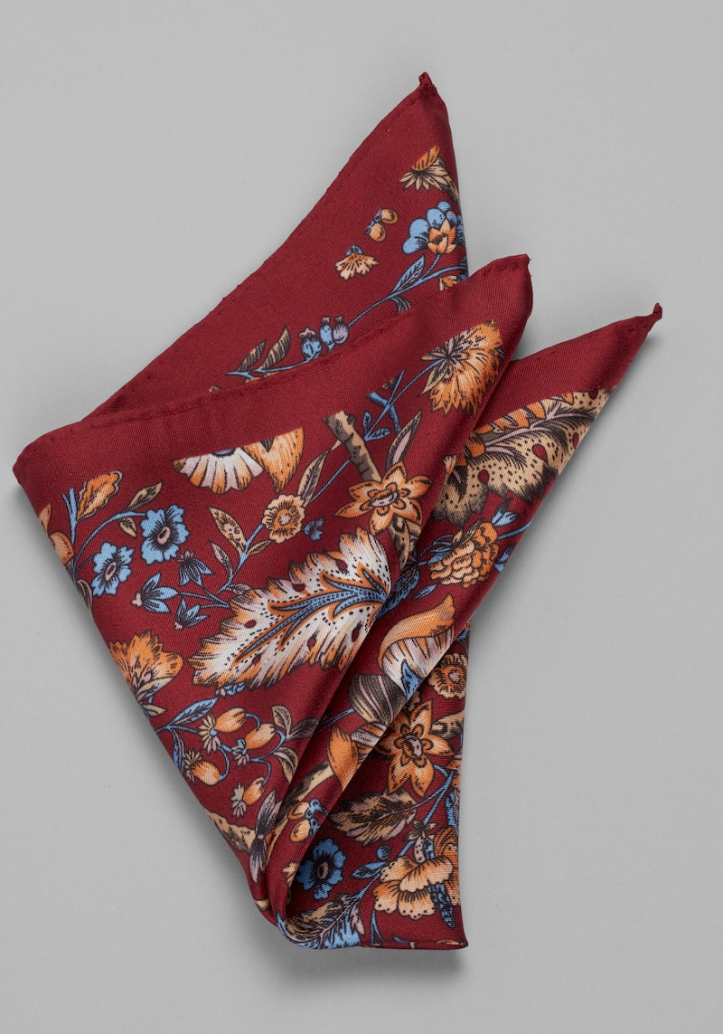 Click here for Mens Jos. A. Bank Floral Pocket Square at Jos. A.... prices