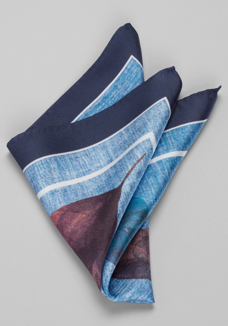 Click here for Mens Jos. A. Bank Leaf Pattern Pocket Square at Jo... prices