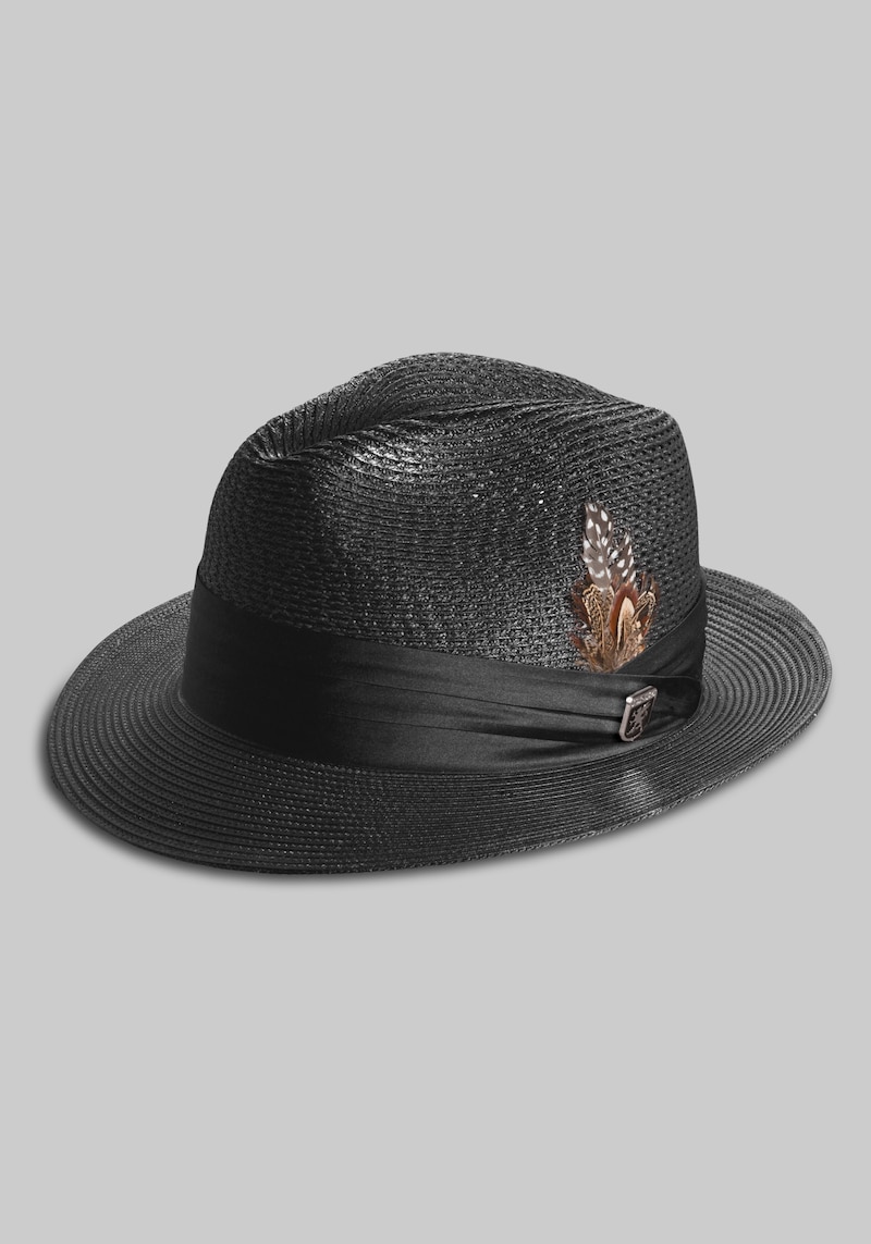 Click here for Mens Stacy Adams Vented Braided Fedora at Jos. A.... prices