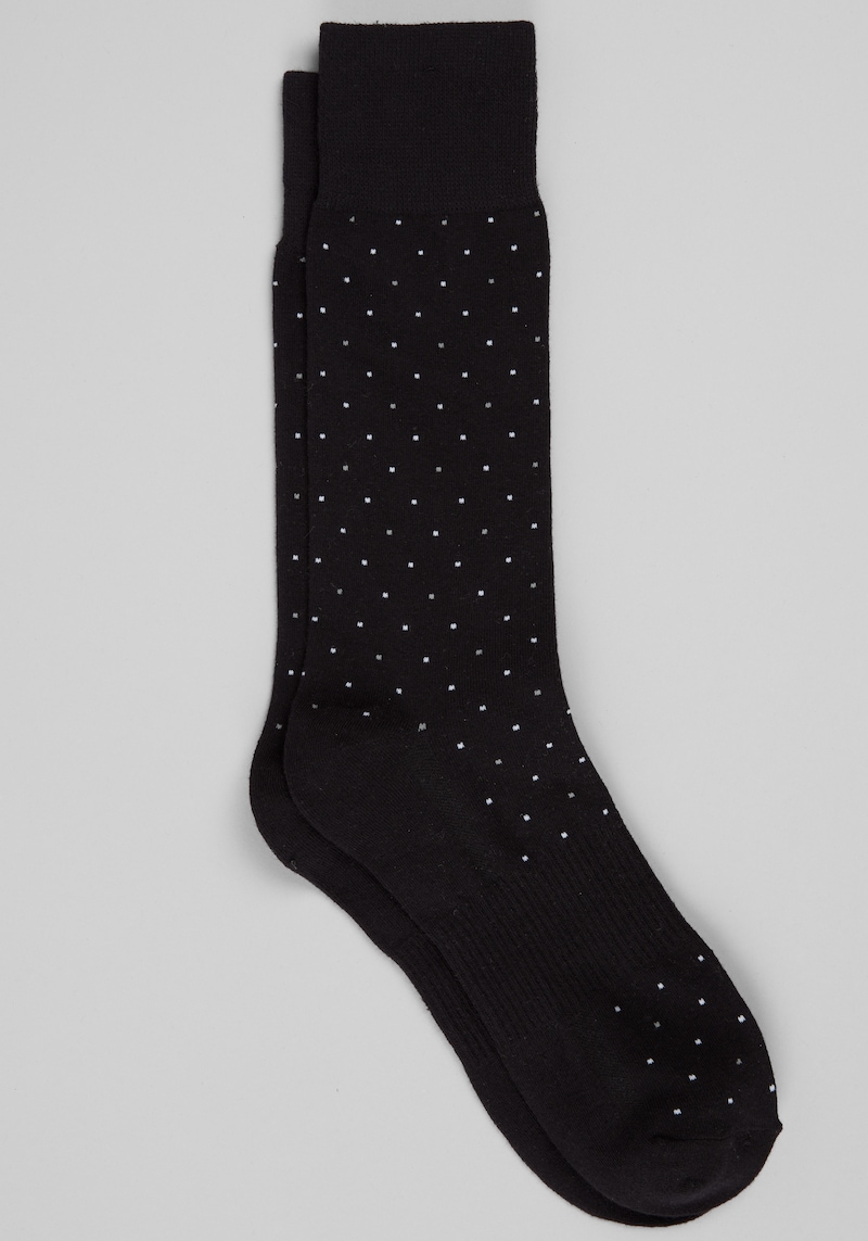 Click here for Mens Traveler® COOLMOTION Small Dots Mid-Calf Sock... prices
