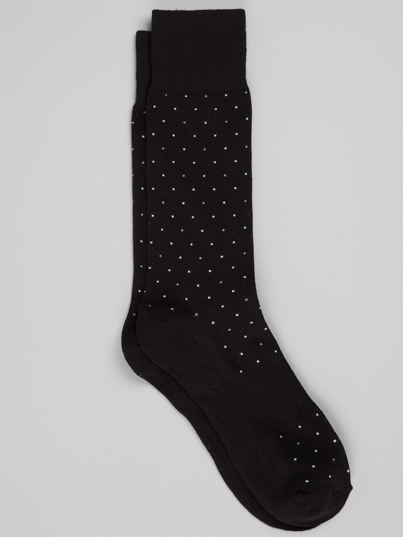 Click here for Mens Traveler® COOLMOTION Small Dots Mid-Calf Sock... prices