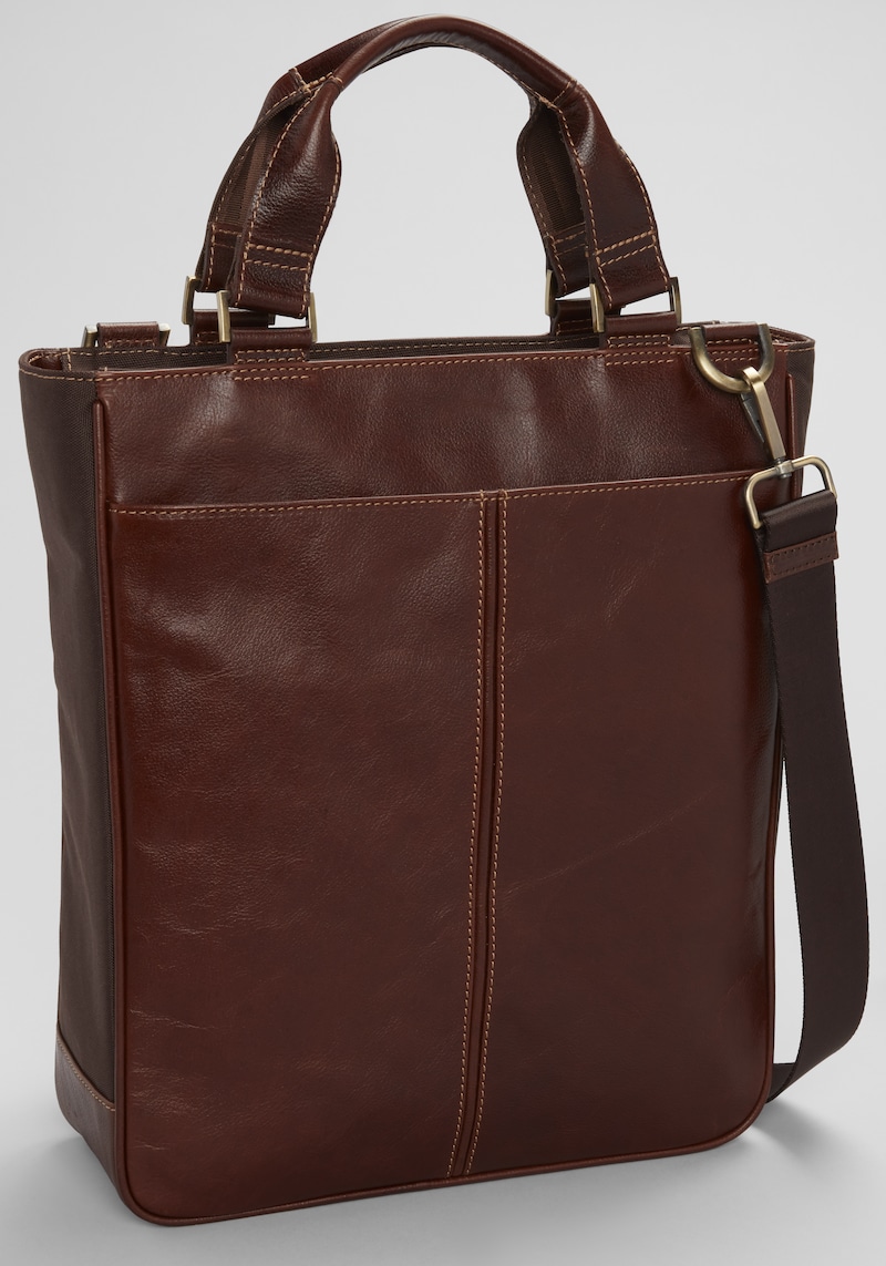 Click here for Mens Jos. A. Bank North South Leather Tote at Jos.... prices