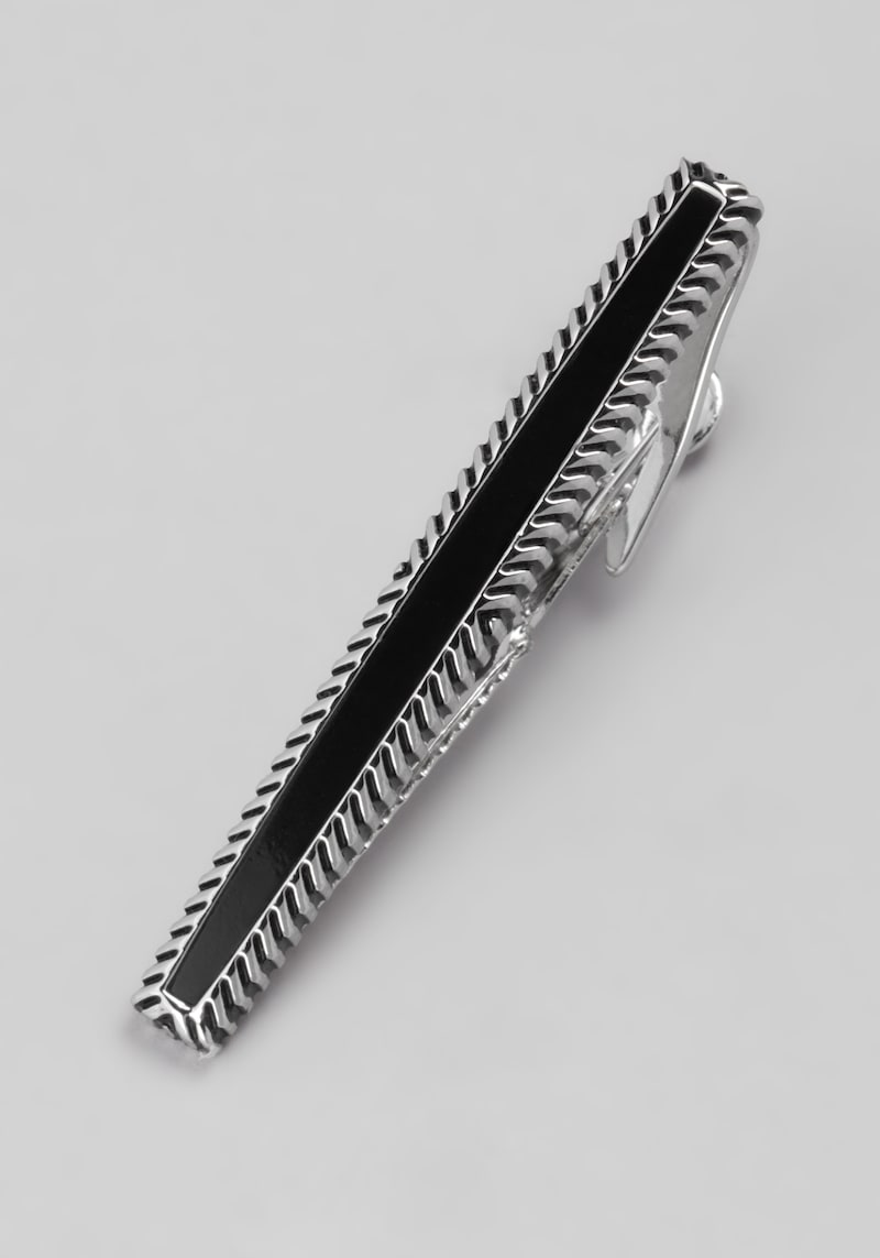 Click here for Mens Jos. A. Bank Faux Obsidian Deco Framed Tie Ba... prices