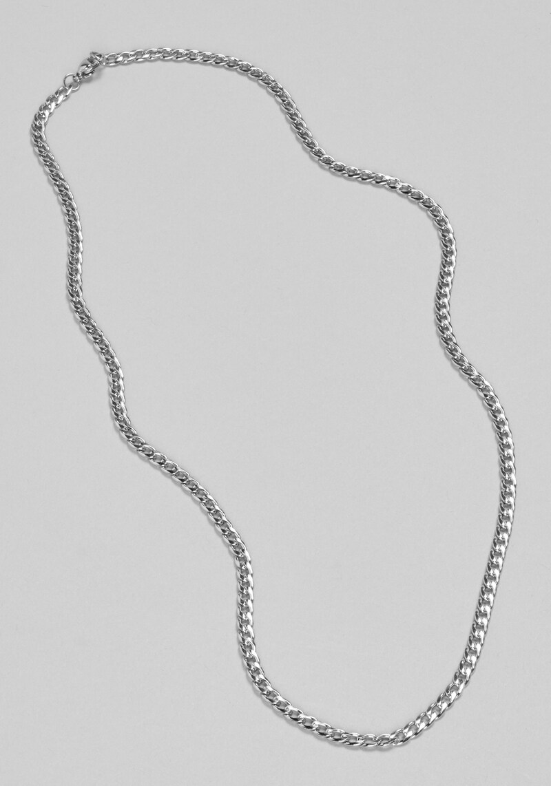 Click here for Mens Jos. A. Bank Stainless Steel Curb Chain  20-I... prices