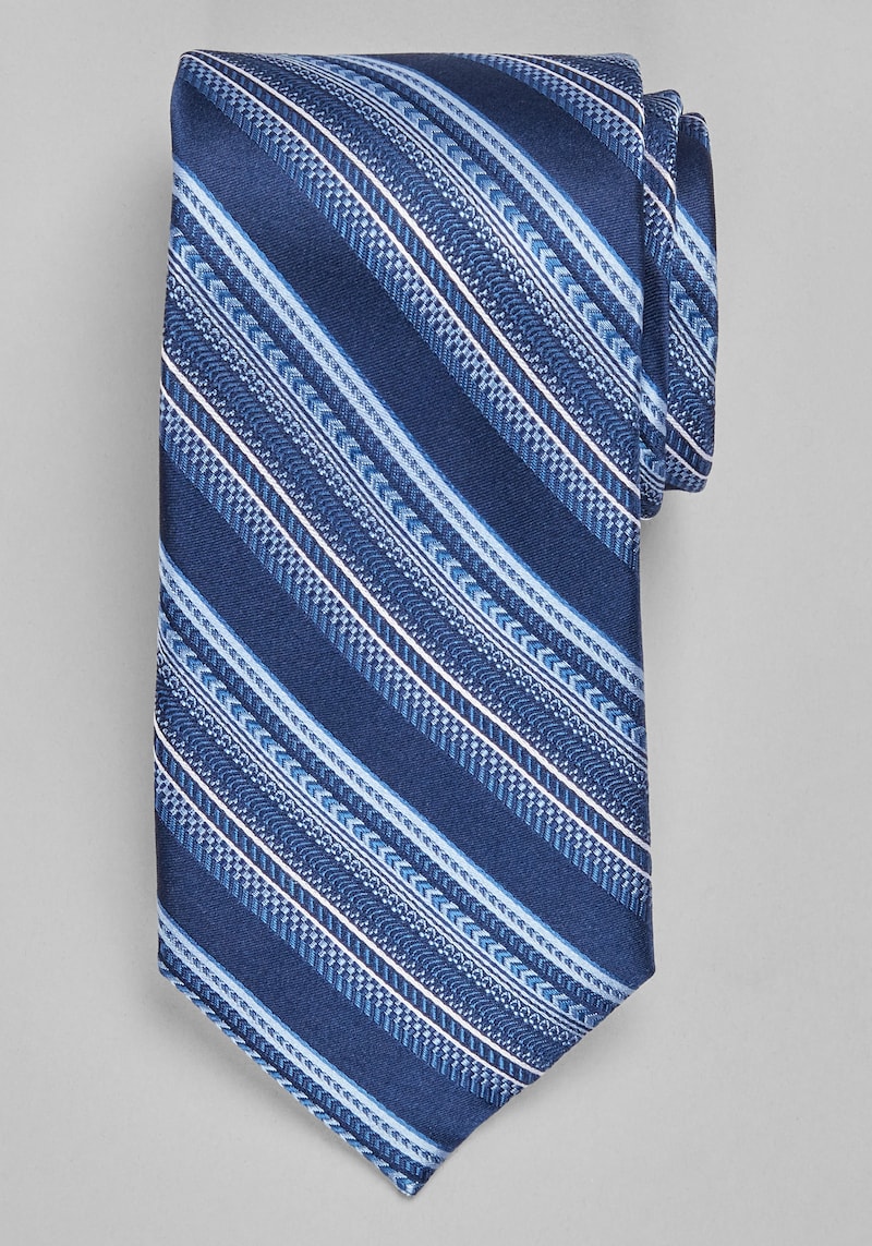 Click here for Mens Reserve Collection Intricate Stripe Tie at Jo... prices