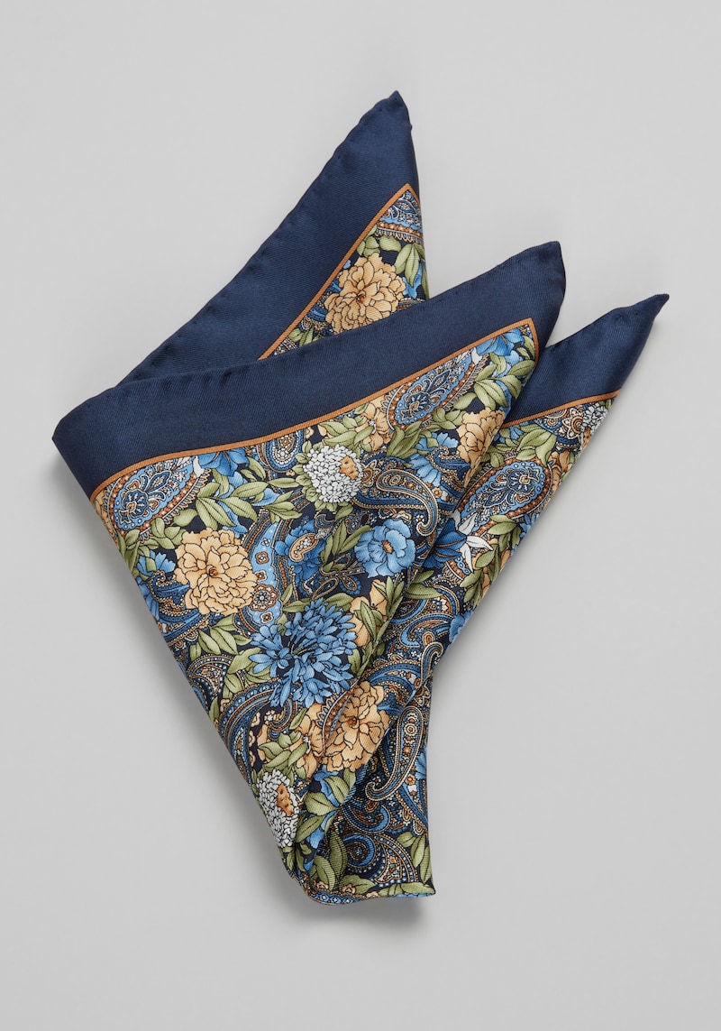 Click here for Mens Jos. A. Bank Crowded Floral Pocket Square at... prices