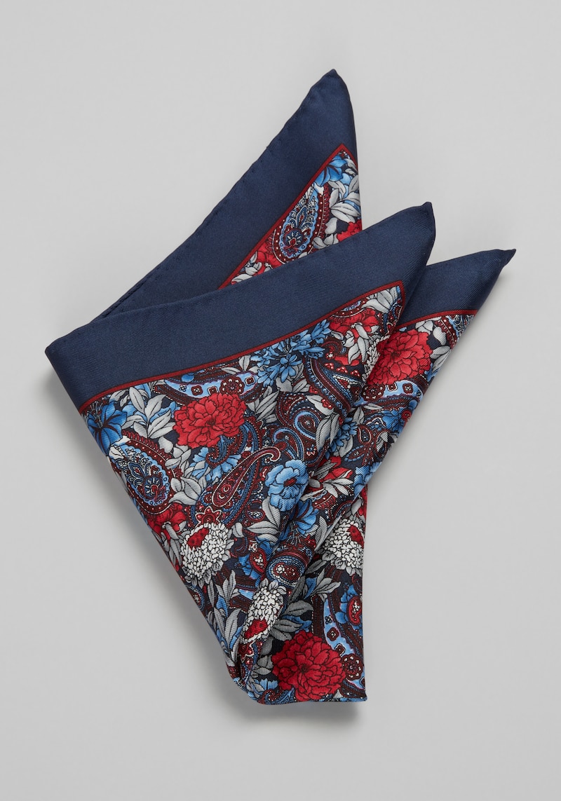 Click here for Mens Jos. A. Bank Crowded Floral Pocket Square at... prices