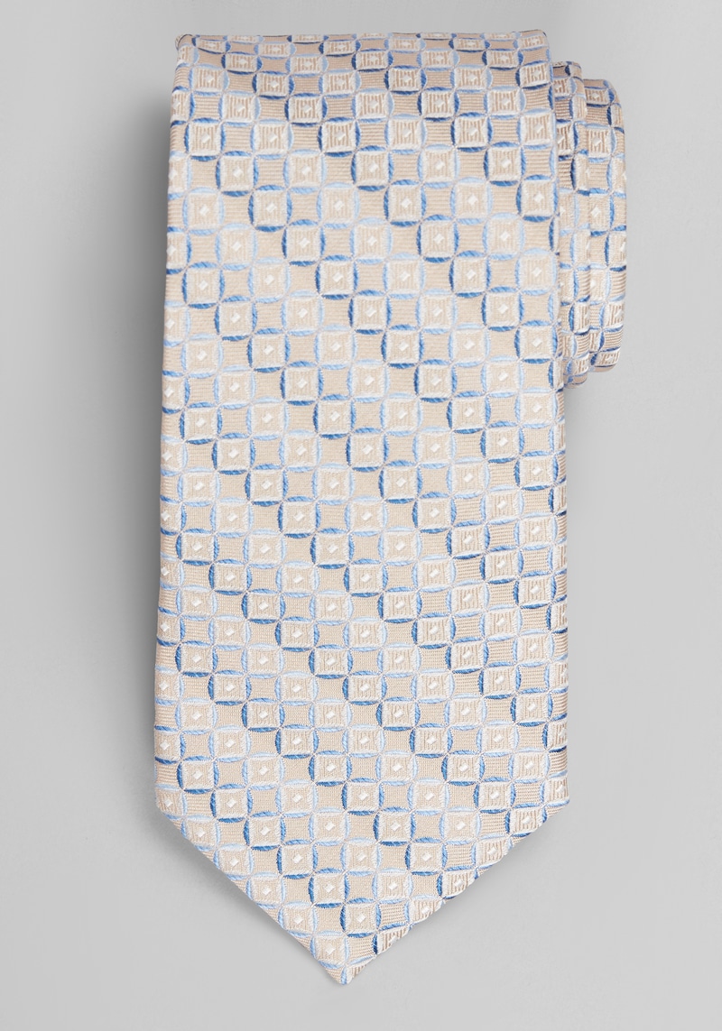 Click here for Mens Traveler® Collection Sliding Squares Geo Tie... prices