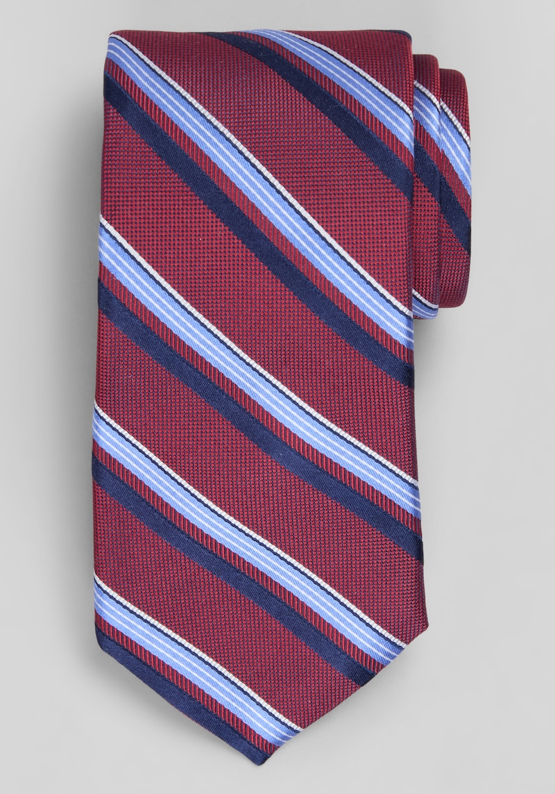 Click here for Mens Traveler® Collection Studious Stripe Tie at J... prices