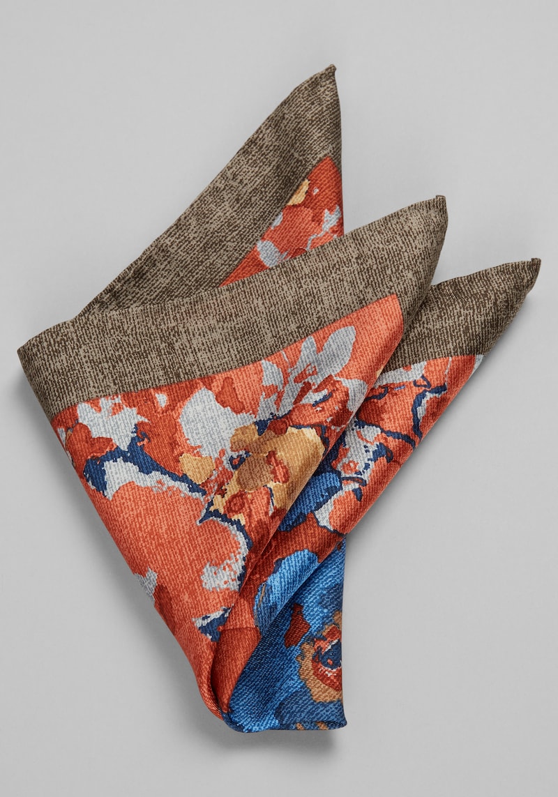 Click here for Mens Jos. A. Bank Blurred Floral Pocket Square at... prices