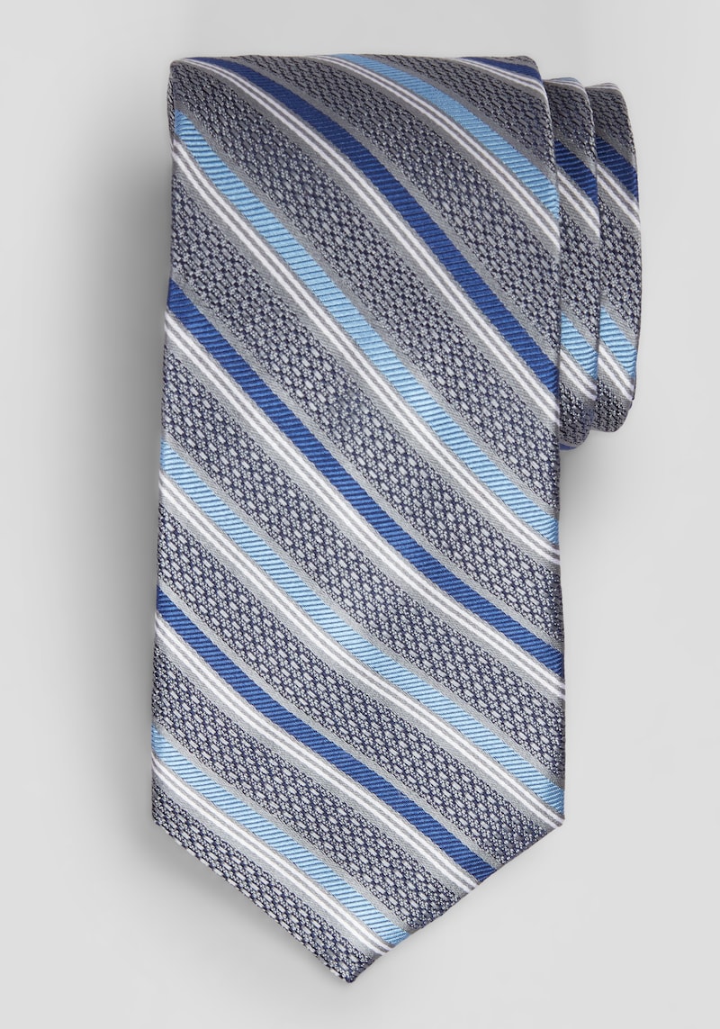 Click here for Mens Reserve Collection Triple Texture Stripe Tie... prices