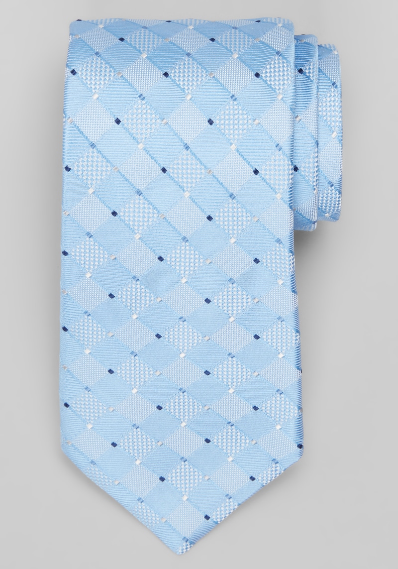 Click here for Mens Traveler® Collection Multi‑Texture Grid Tie -... prices