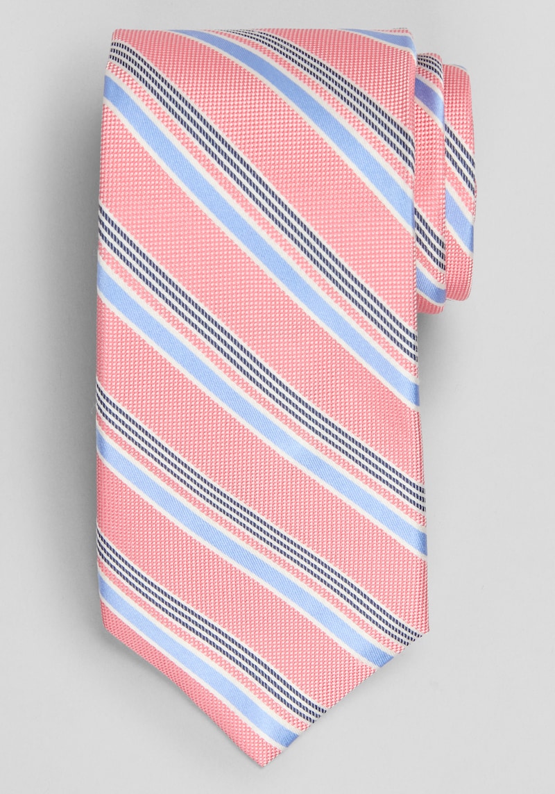Click here for Mens Traveler® Collection Cyber Stripe Silk Tie at... prices