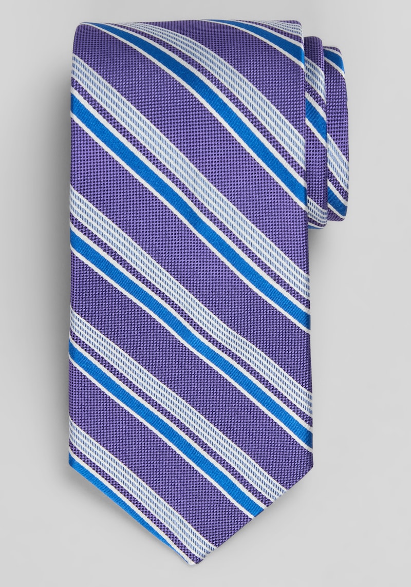 Click here for Mens Traveler® Collection Cyber Stripe Silk Tie at... prices