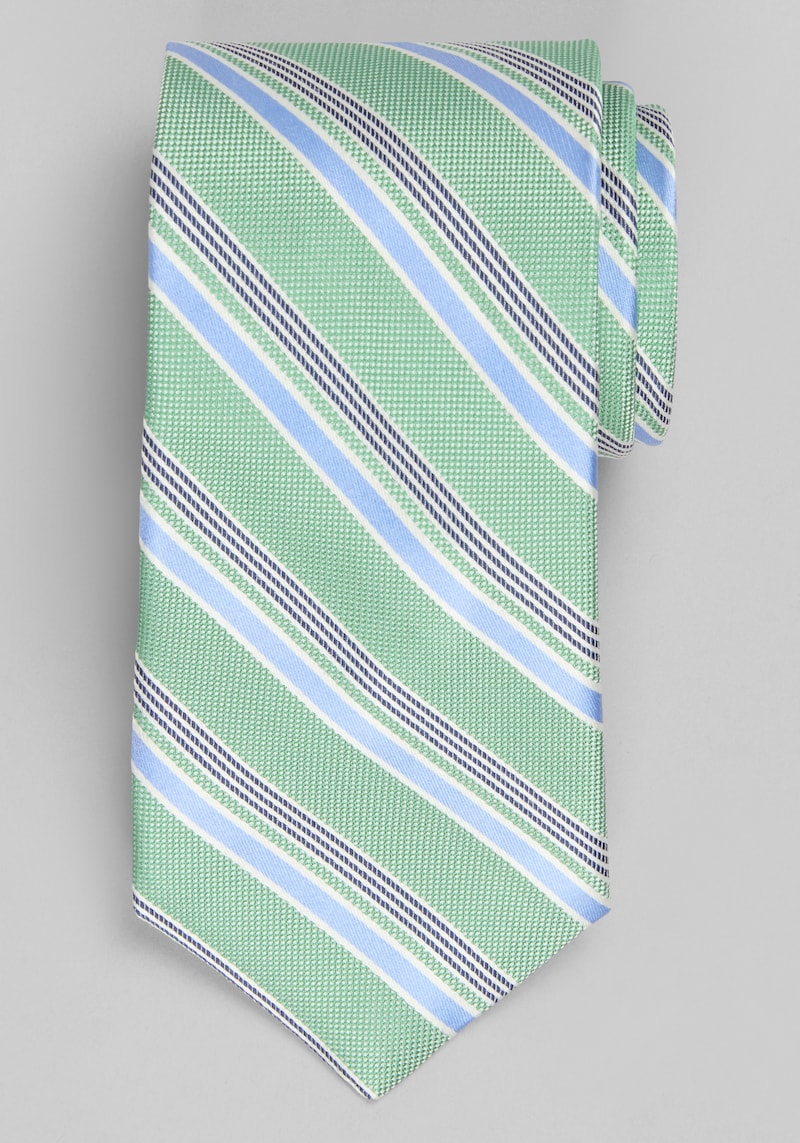 Click here for Mens Traveler® Collection Cyber Stripe Silk Tie at... prices