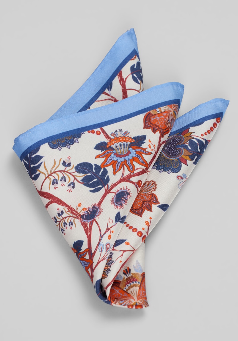 Click here for Mens Jos. A. Bank Woodland Floral Pocket Square at... prices