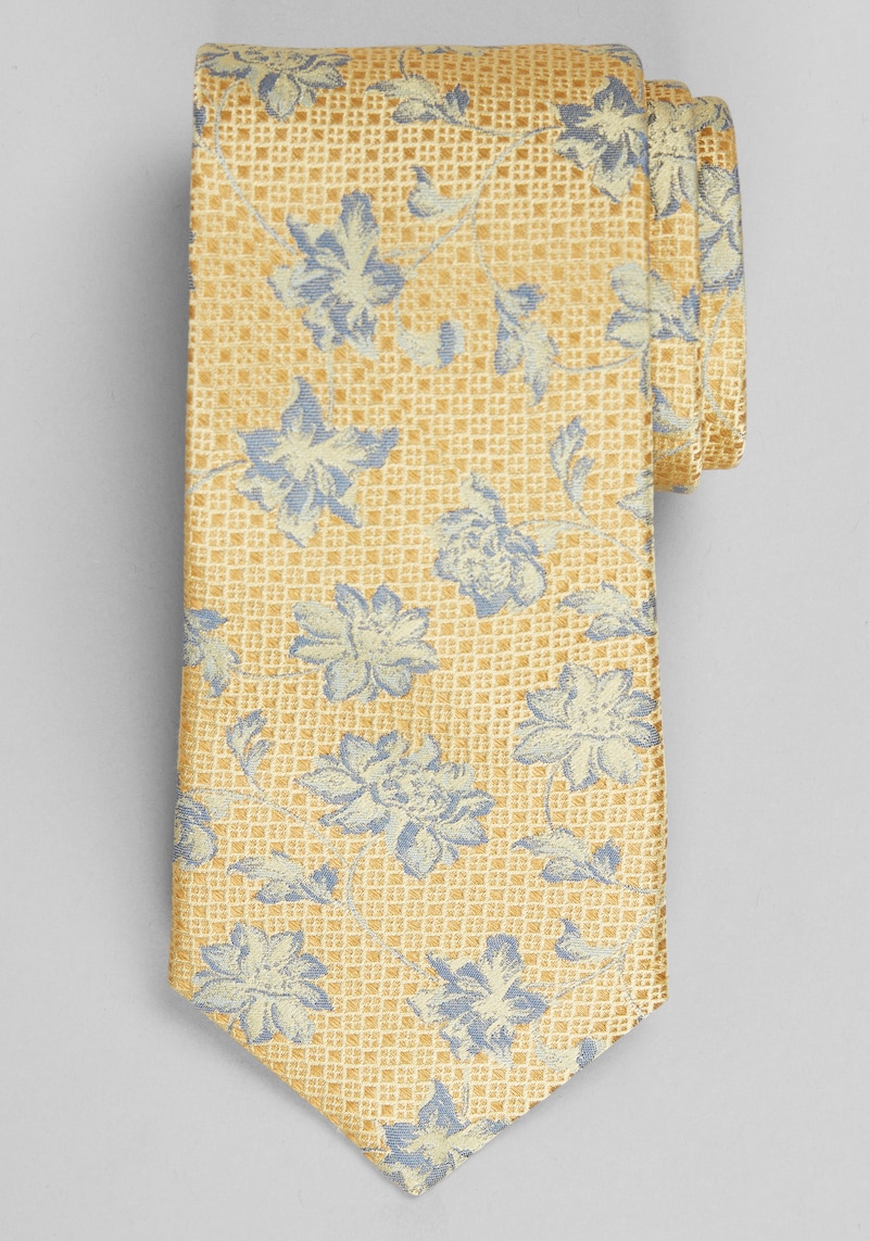 Click here for Mens Reserve Collection Floral Check Tie at Jos. A... prices