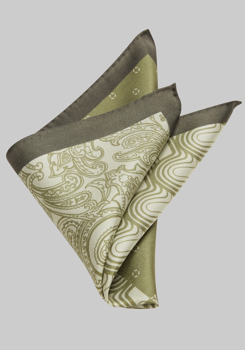 Click here for Mens Jos. A. Bank Classic Quadrant Pocket Square a... prices