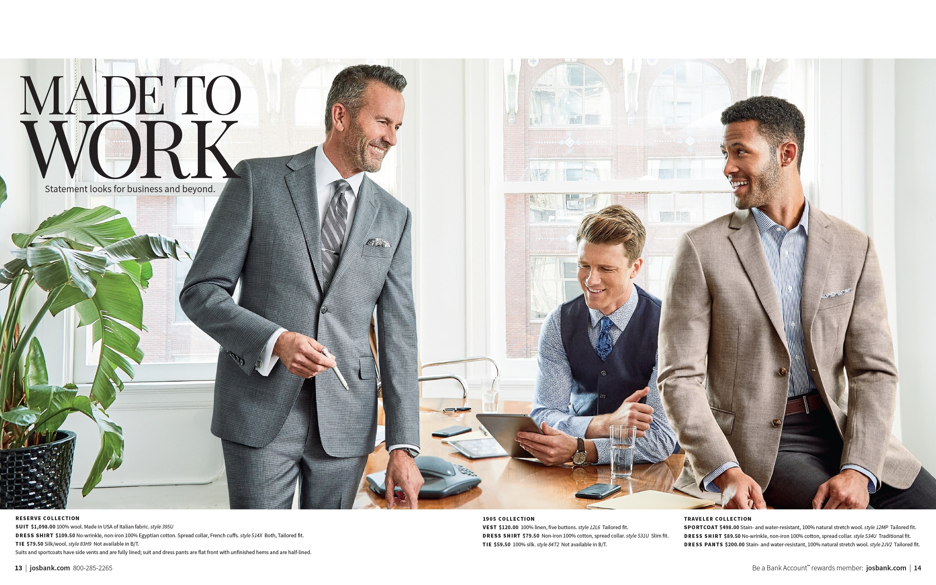 Men's Summer Clothing Catalog: Shop Spring Dress Shirts & Suits