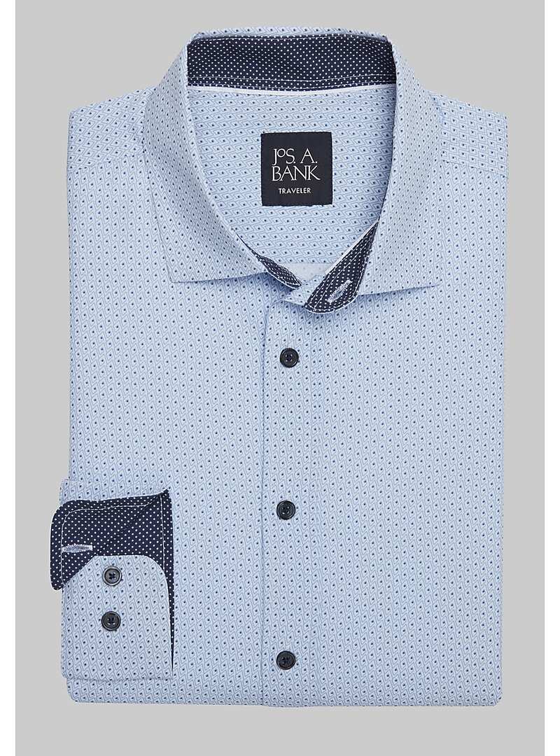 Traveler Performance 4 Way Stretch Long Sleeve Sportshirt Big And Tall