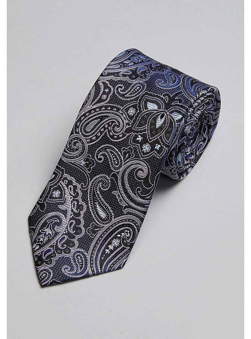 Reserve Collection Lotus Paisley Tie - Long - All Big & Tall | Jos A Bank