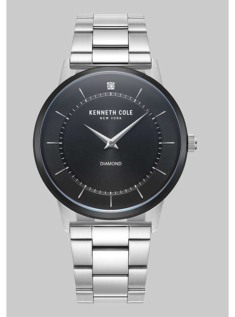 Kenneth Cole New York Diamond Accent Stainless Steel Watch - Kenneth ...