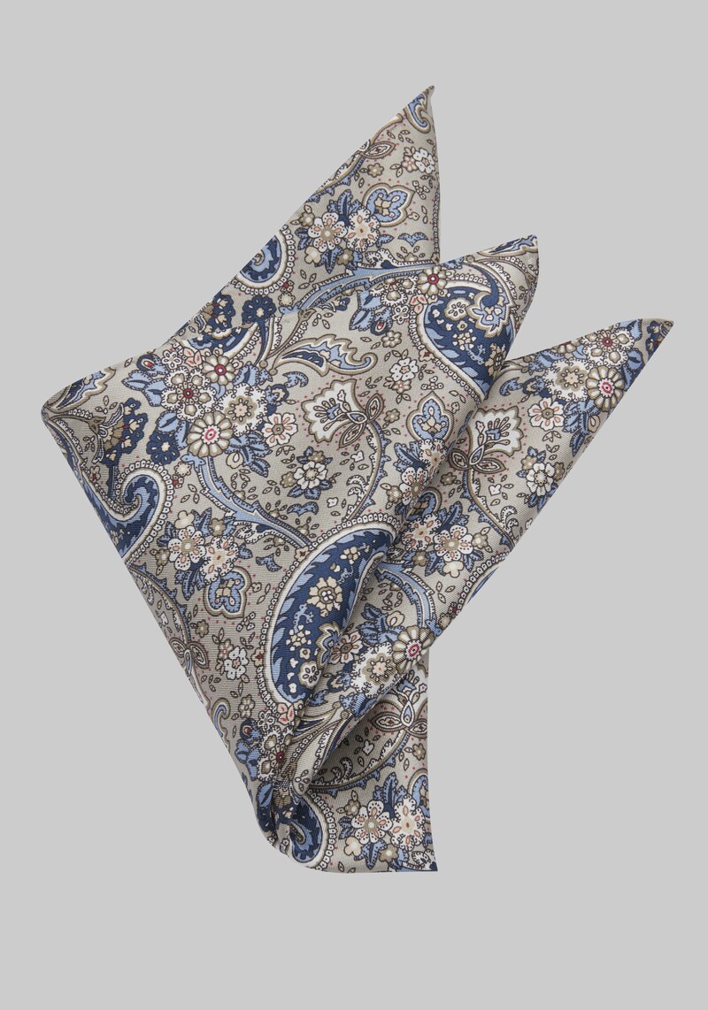 Bar Iii Men's Tonal Open Texture Pocket Square, Created for Macy's ...